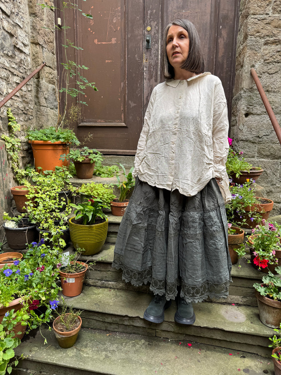 Ewa I Walla Laila Linen Blouse 44154 AW25 – Dotclothing UK