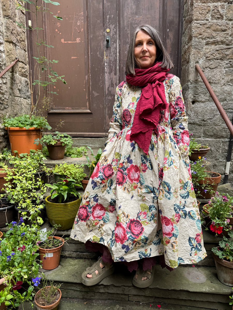 Ewa I Walla Judy Red Scarf 77620 AW25 – Dotclothing UK